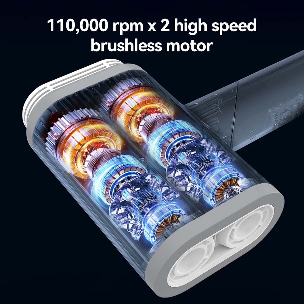Hair Dryer 220000 RPM Dual High-Speed Brushless Motors Blow Dryer ...